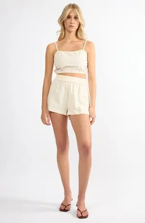 VIENS AVEC MOI The Everyday Shorts - Cream