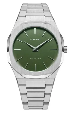 D1 MILANO Ultra Thin Bracelet Watch - Green