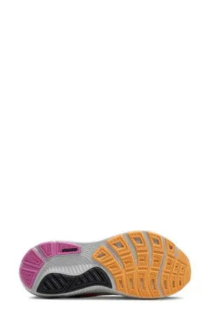 Brooks Ghost 17 Running Shoe - Oyster/ Apricot/ Pink
