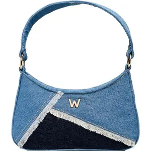 Wolf Mimi Swirl Shoulder Bag With Printed Scarf