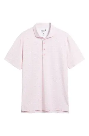 Johnnie-o Flock Yeah Flamingo Print Prep-formance Golf Polo