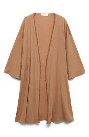 Mango Cotton Blend Robe