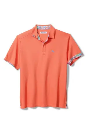 TOMMY BAHAMA Amalfi Views Five O'clock Islandzone® Piqué Performance Polo