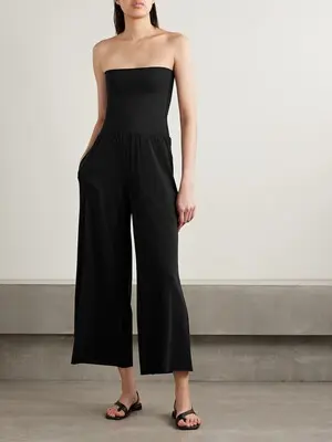 ERES Les Essentiels Dao Convertible Stretch-jersey Jumpsuit - Black