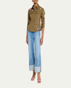 Cinq À Sept Canyon Ditsy Love Scrunched Jacket