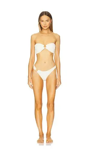 Devon Windsor Camden Bikini Bottom - Coconut Swirl
