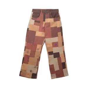 GLASS CYPRESS Patchwork Denim