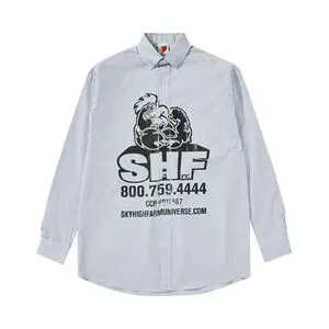 SKY HIGH FARM WORKWEAR Chicken Button Down Shirt