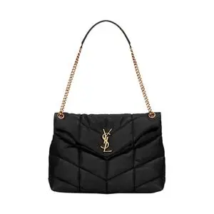 Saint Laurent Puffer Medium Chain Bag - Black
