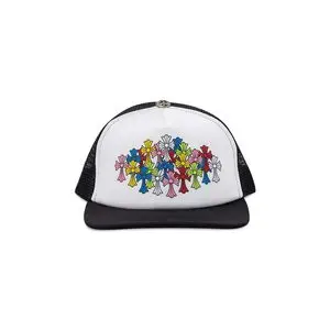 Chrome Hearts Multi Cross Trucker Cap - Black