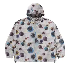 A BATHING APE Floral Camo Nylon Hooded Jacket