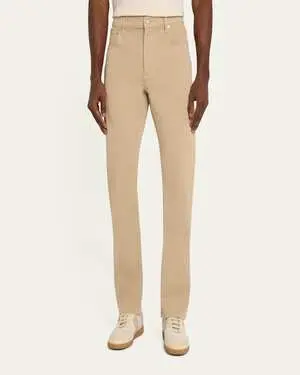FRAME Modern Straight Fit Five-pocket Pants - Beige