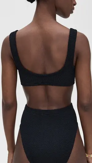 Hunza G Xandra Bikini Top - Black