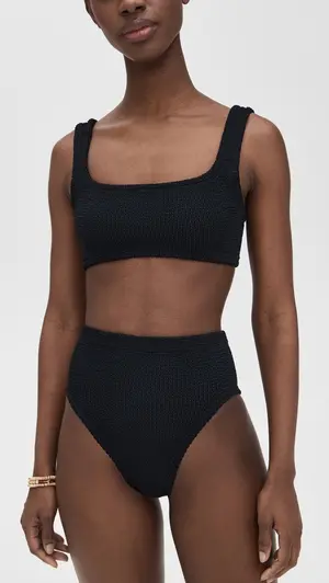 Hunza G Xandra Bikini Top - Black