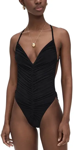 Norma Kamali Spaghetti Strap Swimsuits