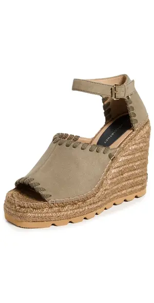 Stella McCartney Gaia Laced Alter Suede Sandals