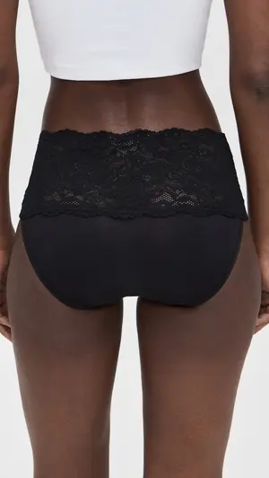 Hanky Panky Silky Skin High-rise Panties - Black