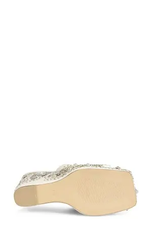 AZALEA WANG Appolonia Wedge Slide Sandal