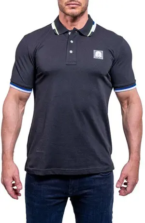 MACEOO Tipemb39 Piqué Polo - Black