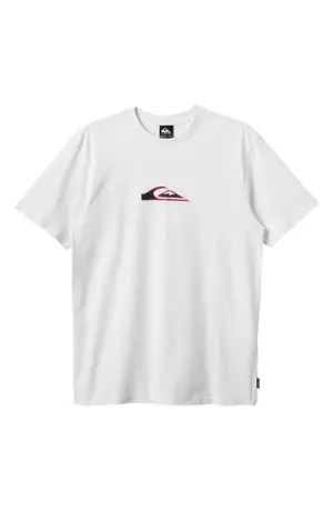 Quiksilver Oval Torch Moe Graphic T-shirt - White