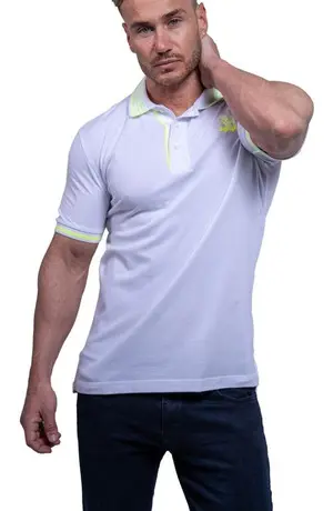 MACEOO Tiplogo22 Piqué Polo - White