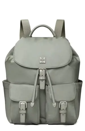 Tory Burch Silver Tone Backpacks