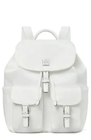 Tory Burch Virginia Nylon Backpack - Snow White