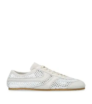 Dries Van Noten Suede Low-top Sneakers - White
