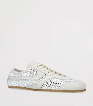 Dries Van Noten Suede Low-top Sneakers - White