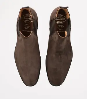 Church's Suede Chelsea Boots - Brown