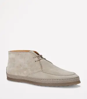 TOD'S Suede Gomma Desert Boots