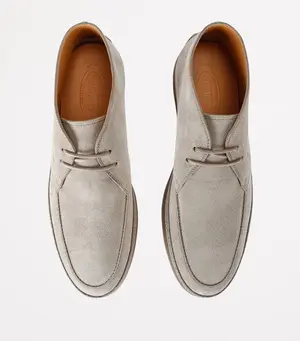 TOD'S Suede Gomma Desert Boots