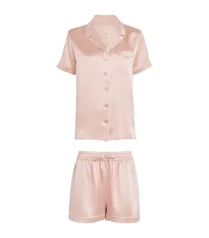 Harrods Silk Short Pyjama Set