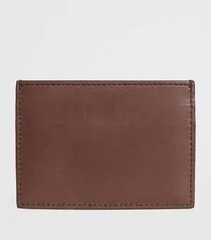 Thom Browne Leather Single Card Holder