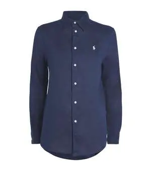 Polo Ralph Lauren Linen Classic Shirt - Navy