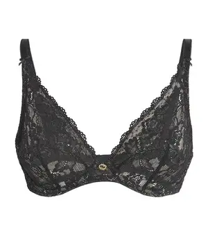 AUBADE Lace Rosessence Triangle Bra - Black