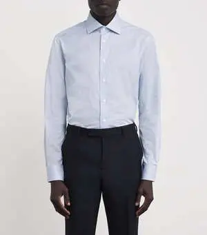 Corneliani Cotton Stripe Formal Shirt