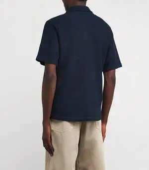 Sandro Waffle-effect Short-sleeve Shirt