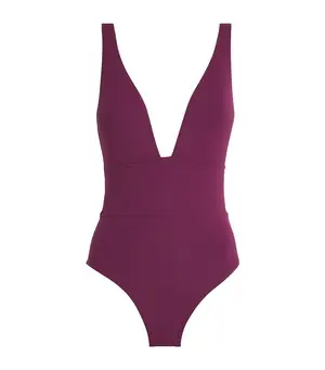 Melissa Odabash Caribbean Plunge One-piece Swimsuit