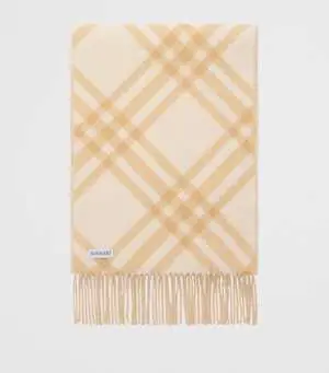 Burberry Cashmere Check Scarf