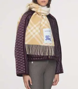Burberry Cashmere Check Scarf