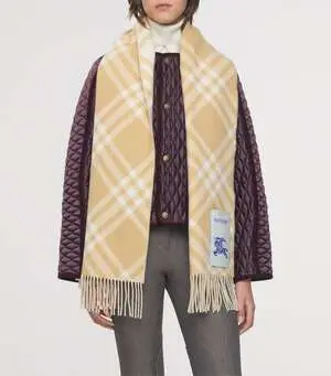 Burberry Cashmere Check Scarf