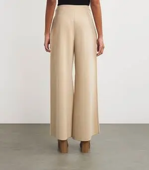 Max Mara Virgin Wool Knitted Trousers