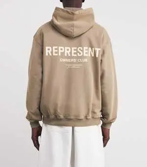 REPRESENT Cotton Owners Club Hoodie - Brown