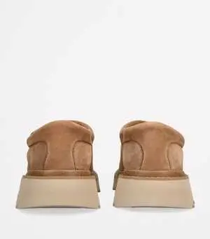 UGG Suede Tasman Lug Slippers - Brown