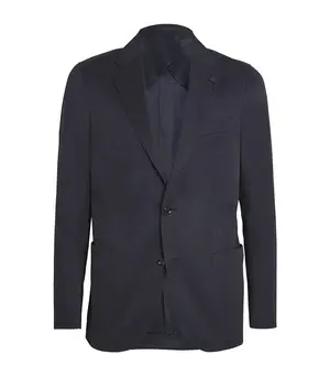 LARDINI Cotton Iconic Drop 7 Blazer