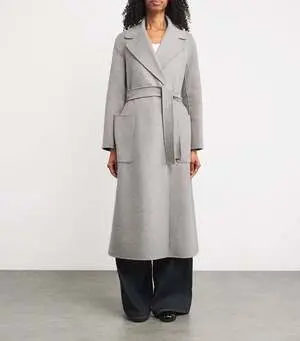 Max Mara Virgin Wool Wrap Coat