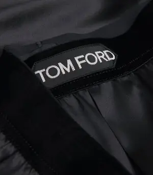 TOM FORD Stretch-silk Boxer Shorts - Black