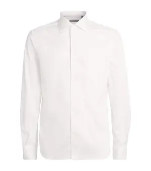 Corneliani Cotton Jersey Shirt - White