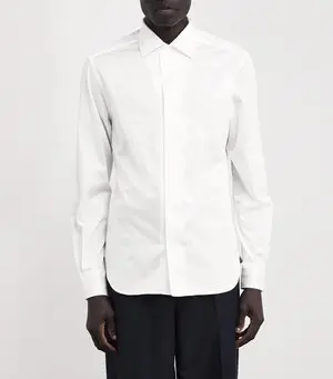 Corneliani Cotton Jersey Shirt - White